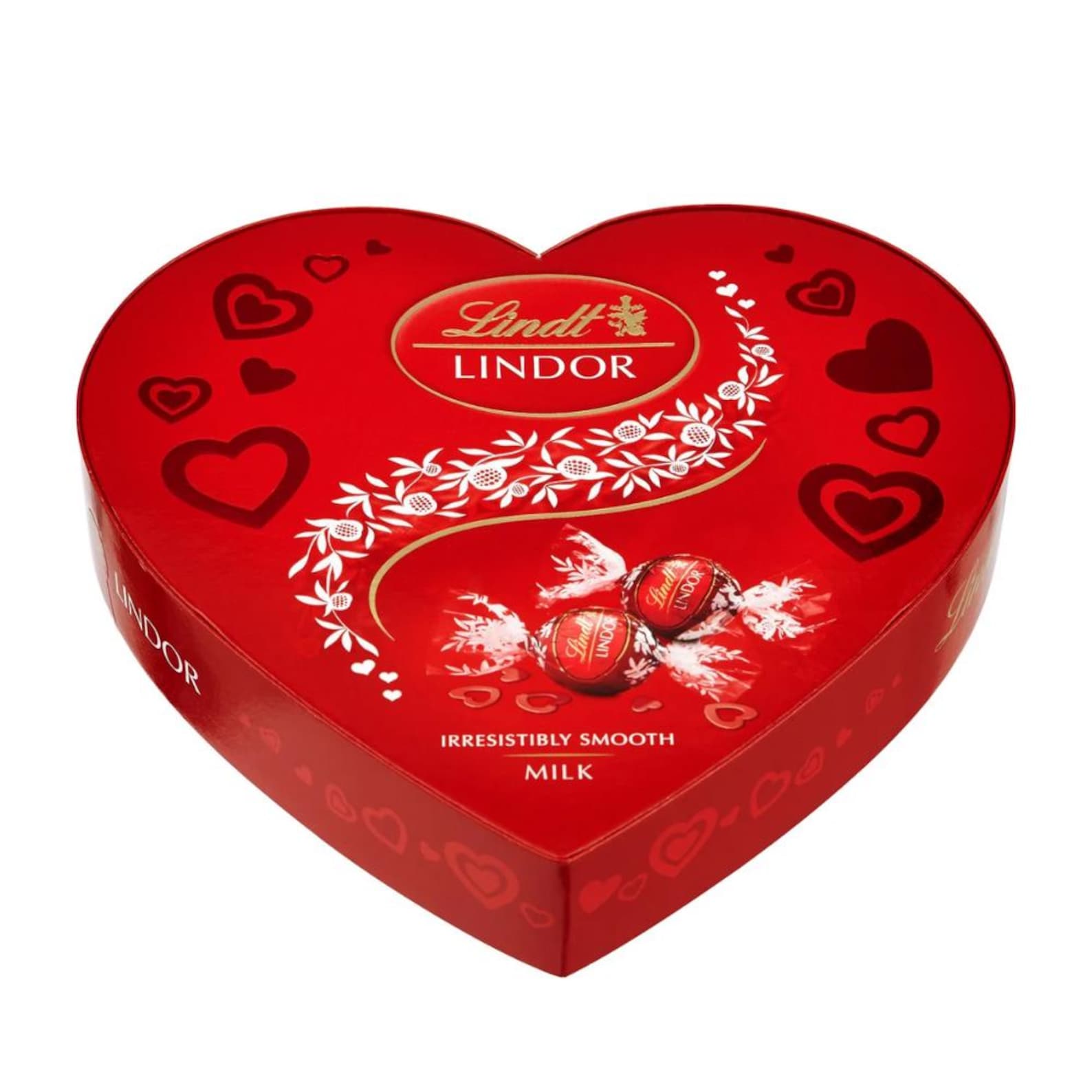 Lindt Chocolate Heart – Milk Chocolate Lindor Truffles Gift Box (200g ...