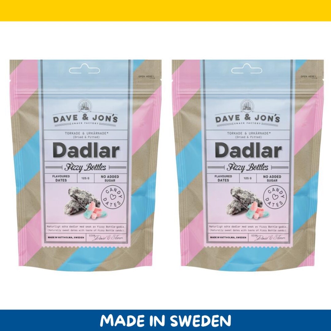 2 Pack Dadlar Fizzy Bottle 2x 125g / 4.41 Oz – Fizzy Cola Bottle ...