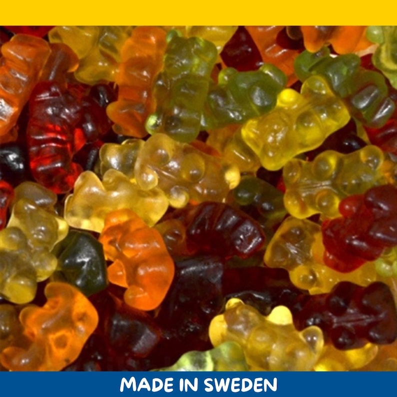 Haribo Gummibjörnar – Classic Fruity Gummy Bears - Etsy Australia