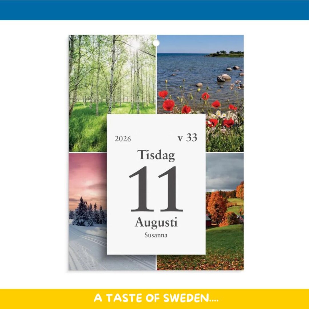 Seasons Daily Wall Planner 2026 – Daily Block Calendar – 5.08 × 6.69 in ...