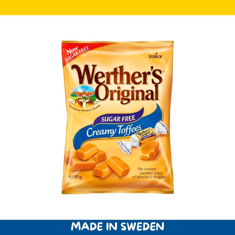 Werther’s Original Sugar-free Toffees – 80g / 2.8 Oz - Etsy