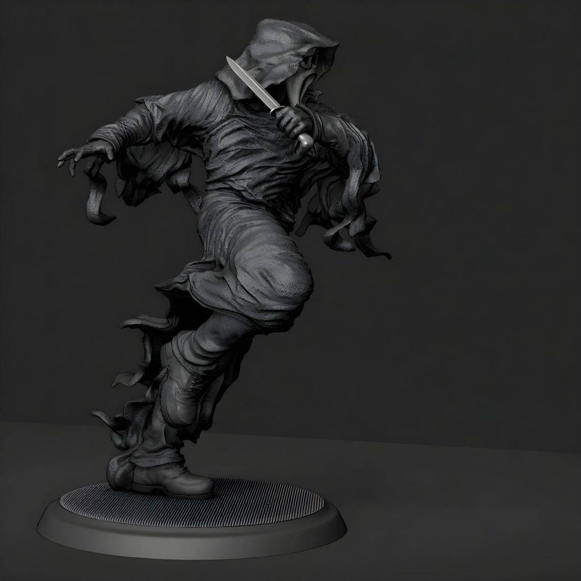 Masked Horror Slasher STL Figurine | Stl Dark Killer Model | 3D Print ...
