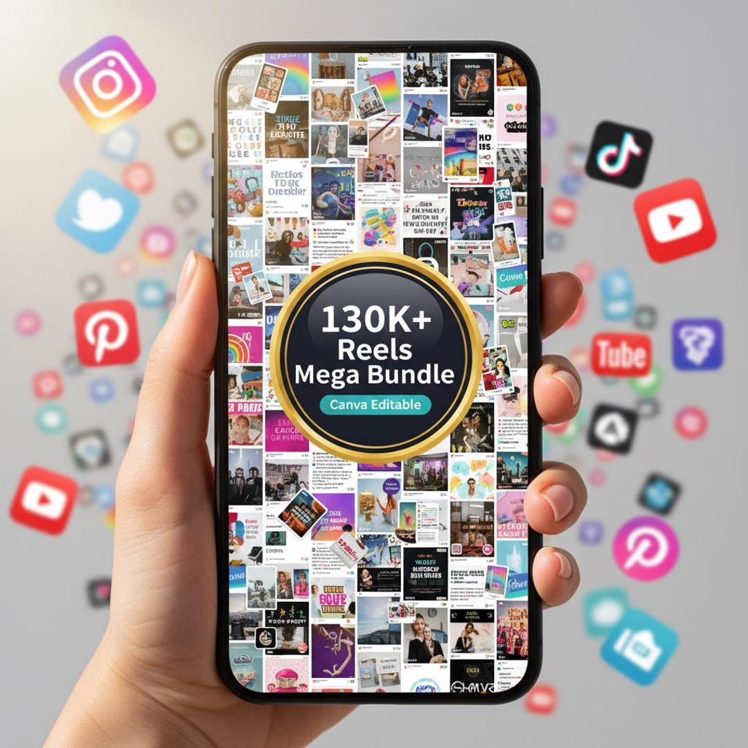 130K+ Viral Instagram Reels Templates: Ready-to-post Mega Bundle (MP4 ...