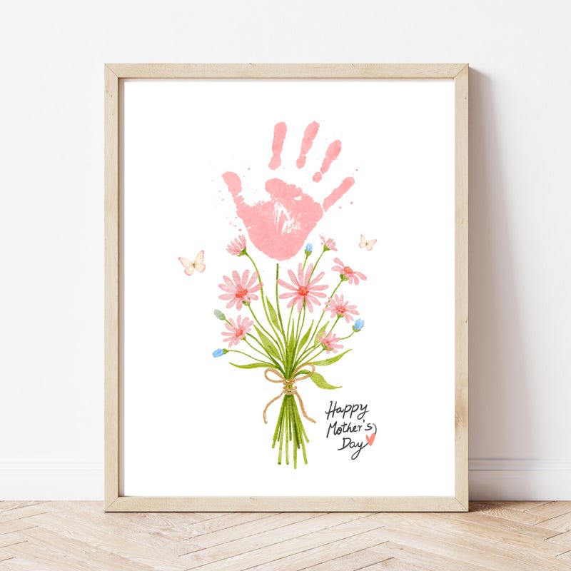 Handprint Flower Bouquet - Etsy