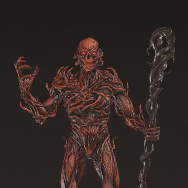 Vecna Stranger Things - Full Painted - Etsy