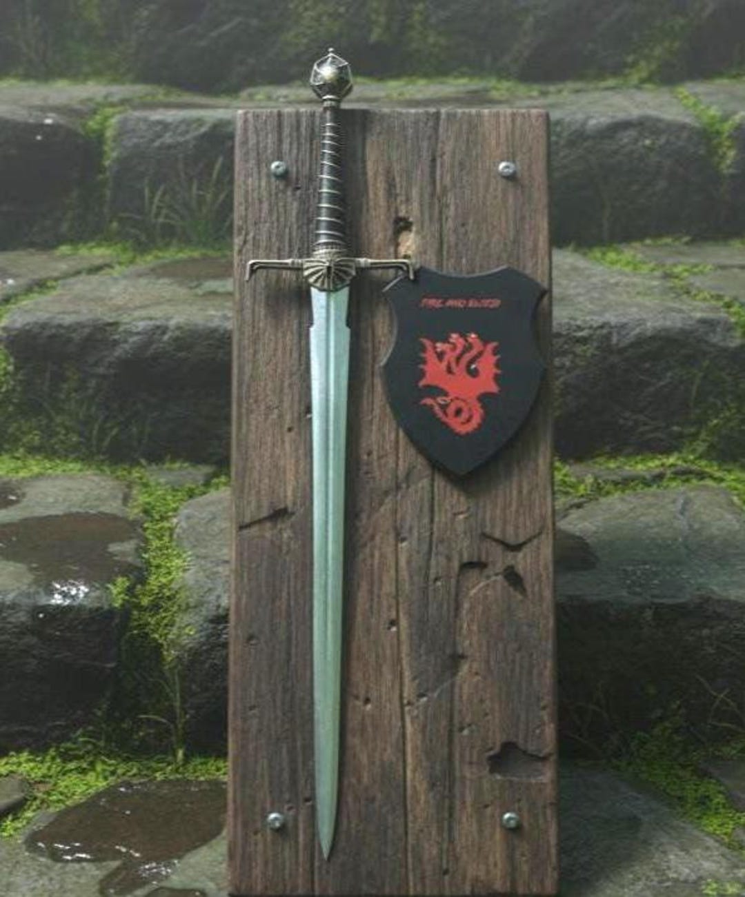 Hand-forged GOT Aegon I Targaryen Sword of King Viserys House of Dragon ...