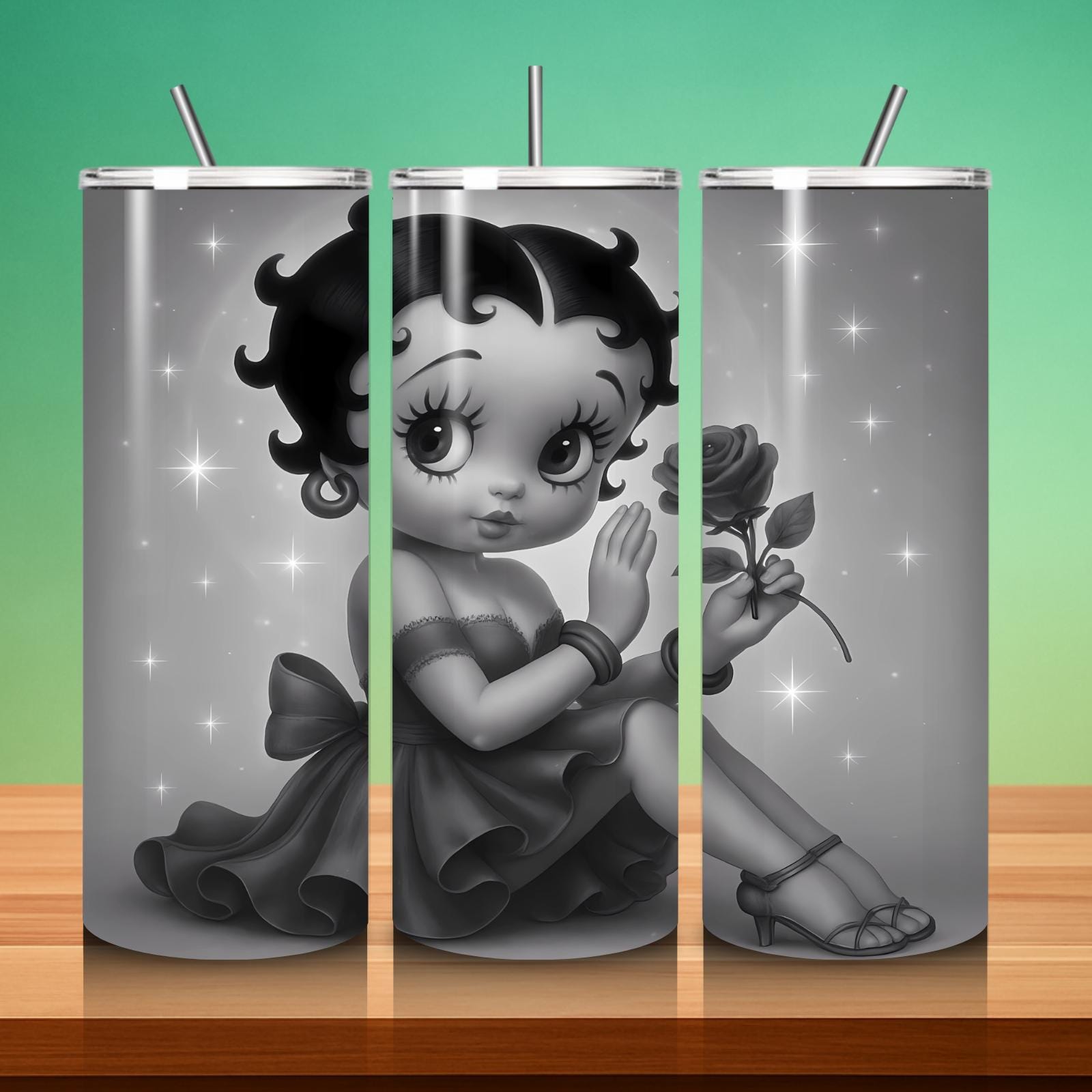 Betty Boop Tumbler Wrap, 20oz Skinny Design (digital Download) - Etsy