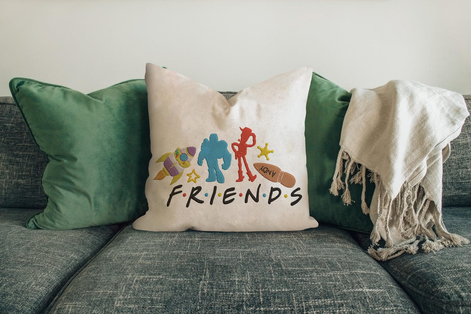 Toy Story Friends Machine Embroidery Design ,6 Sizes , 8 Formats ...