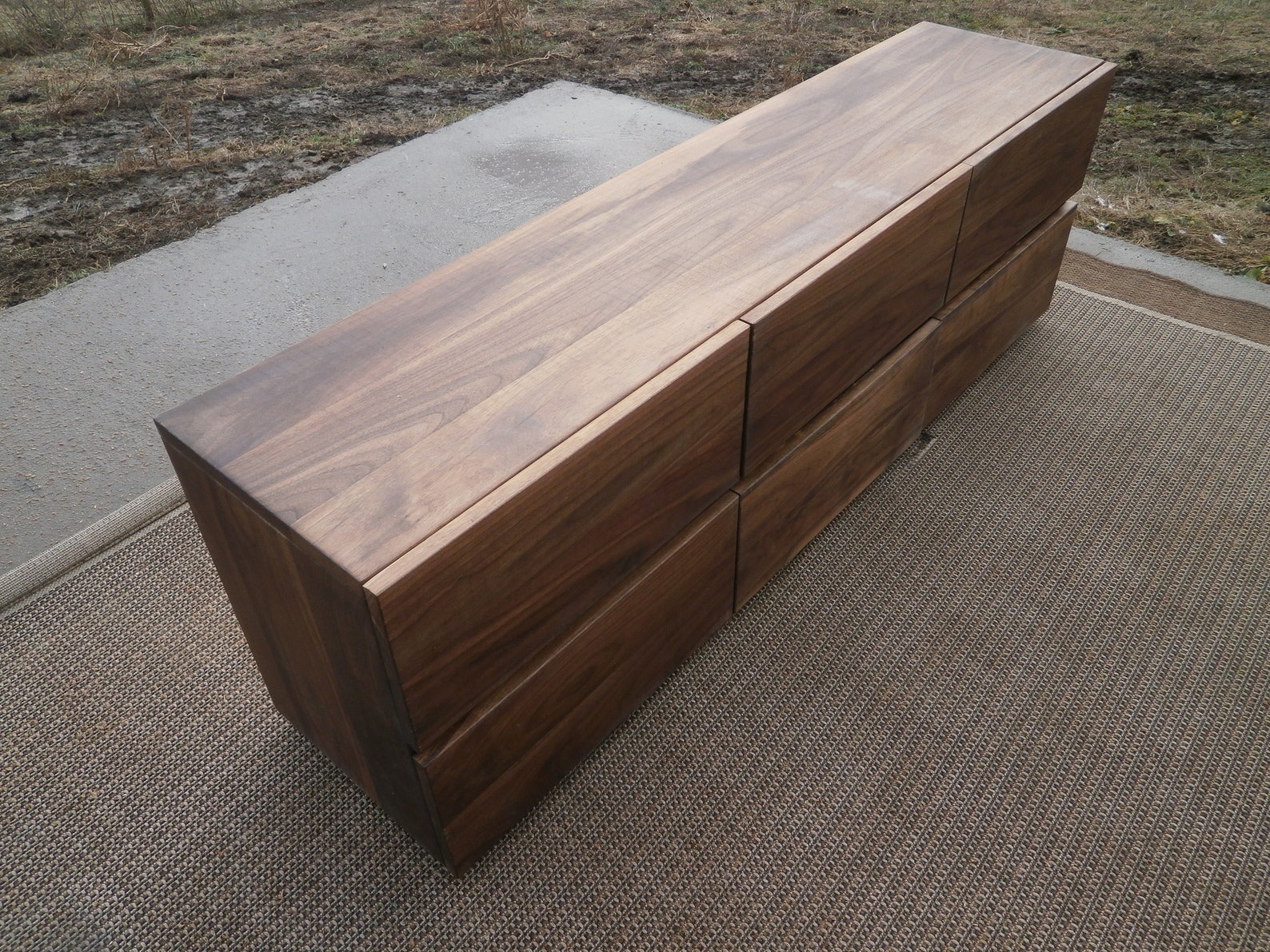 X6230A hardwood 6 Drawer Dresser Overlap Drawers Flat - Etsy