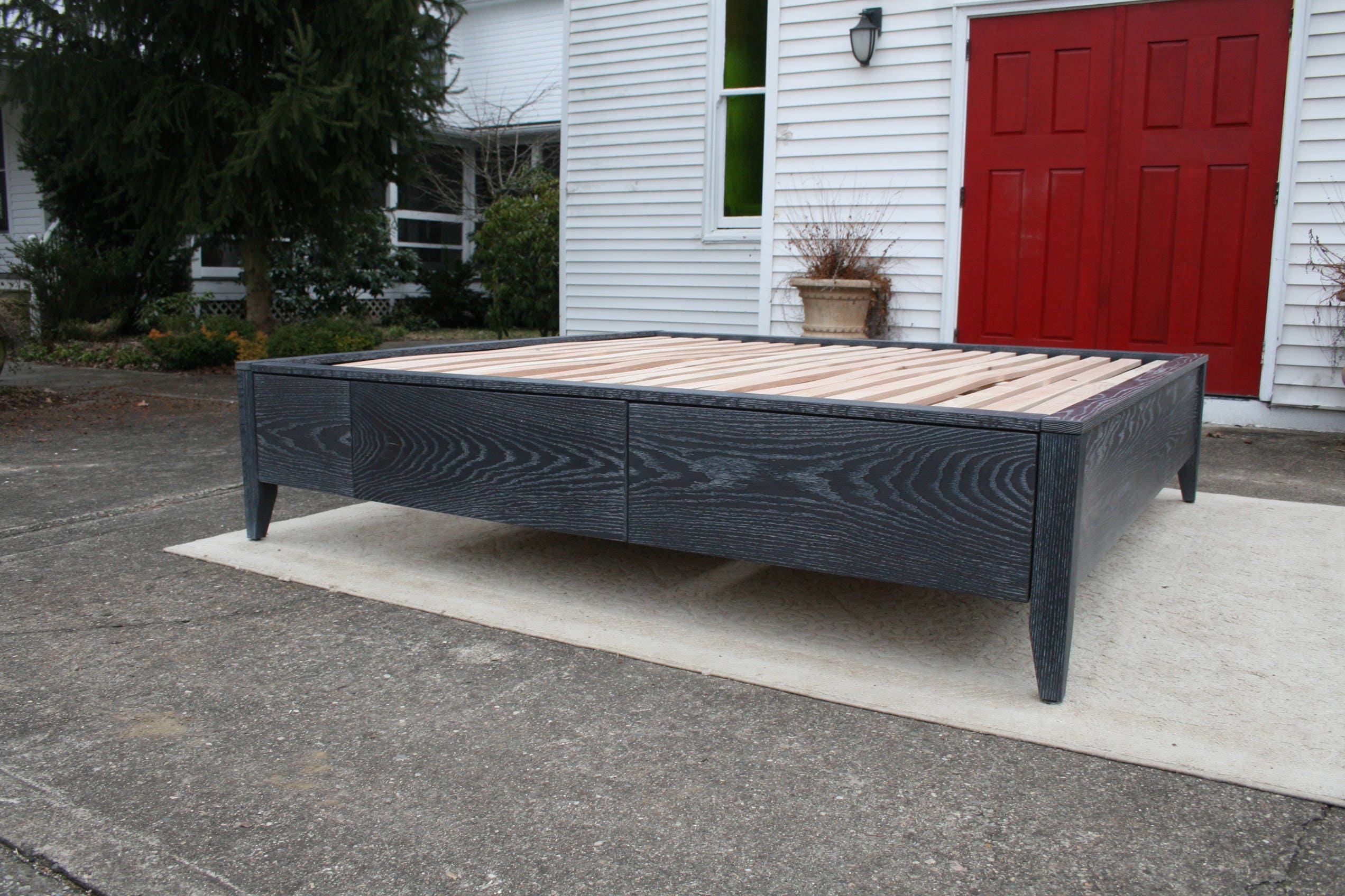 Raised Bed Frame With Storage - Etsy