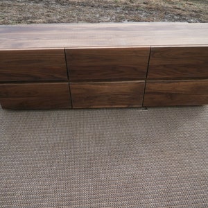 X6230A +hardwood 6 Drawer Dresser, Overlap Drawers, Flat Panels, 60 ...