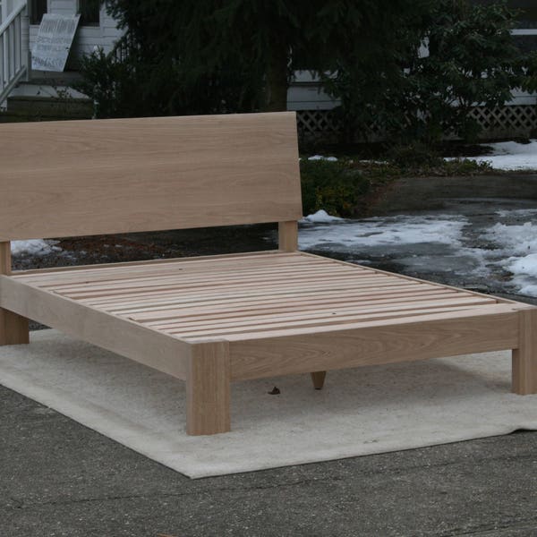 White Oak Bed - Etsy