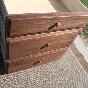 X6320o *hardwood 6 Drawer Dresser, Paneled Ends, Overlap Drawers ...