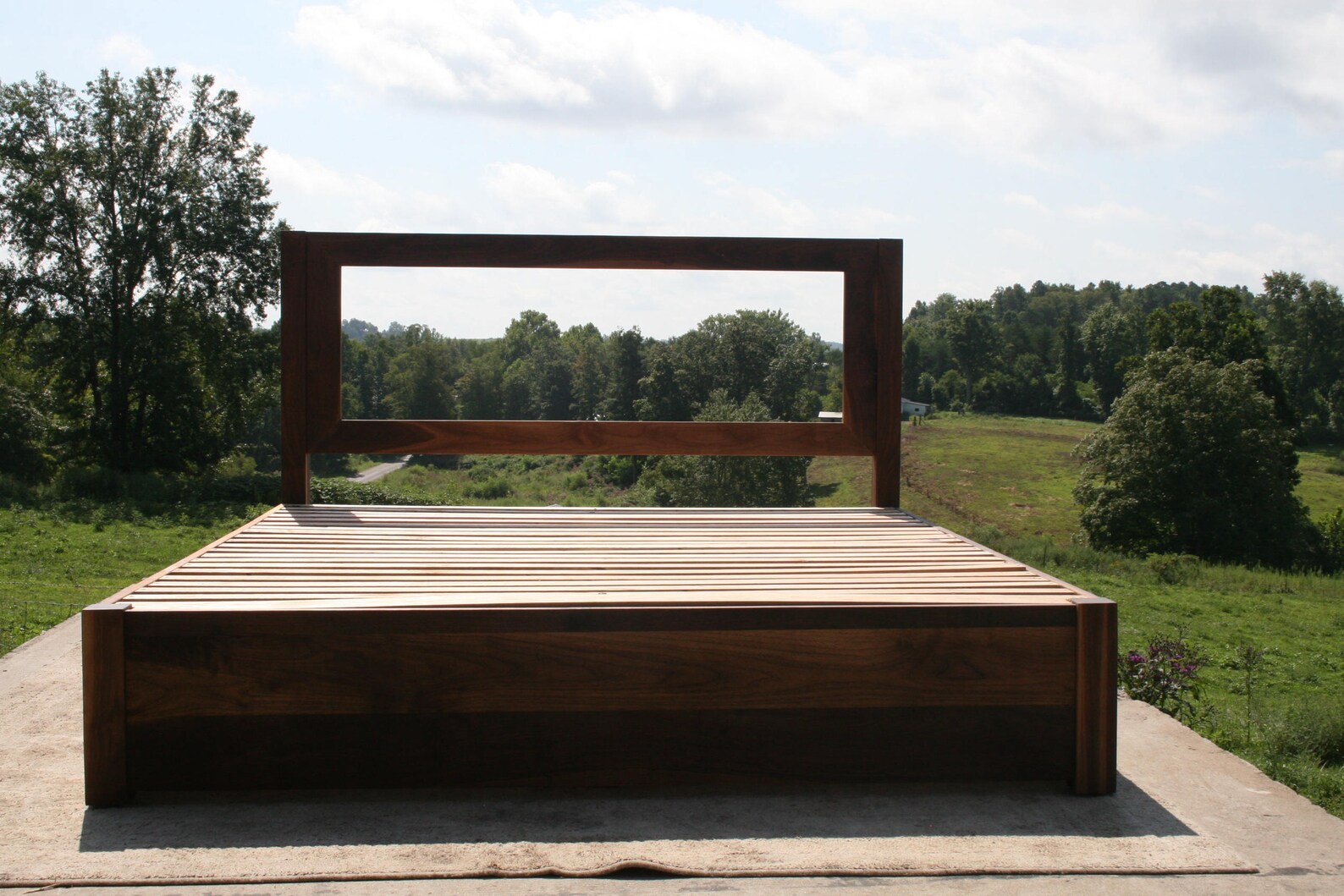 Ndrnv02b solid Hardwood Platform Bed With 6 Inset Drawers & | Etsy