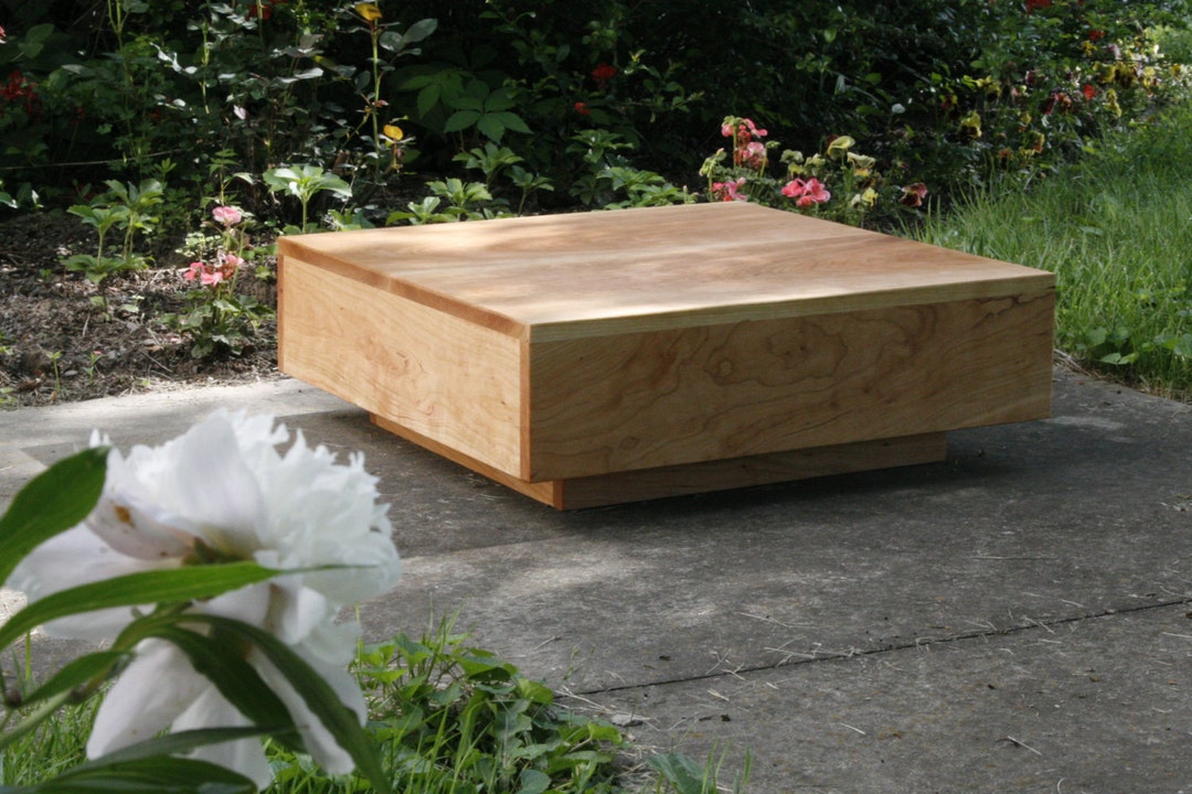 BT000L *low Platform Side Table - No Drawer - Optional Sizes, Natural ...