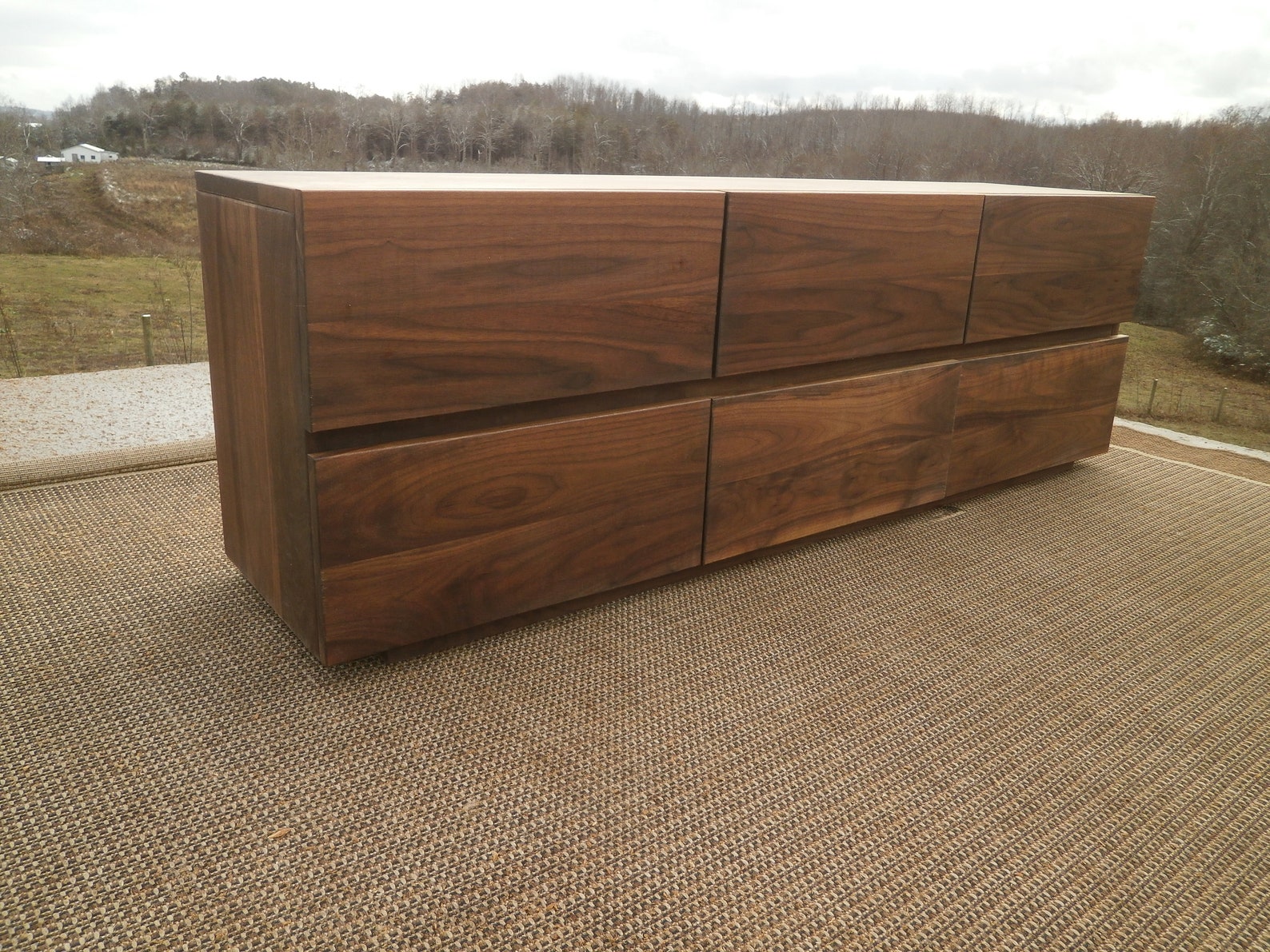 X6230A hardwood 6 Drawer Dresser Overlap Drawers Flat - Etsy