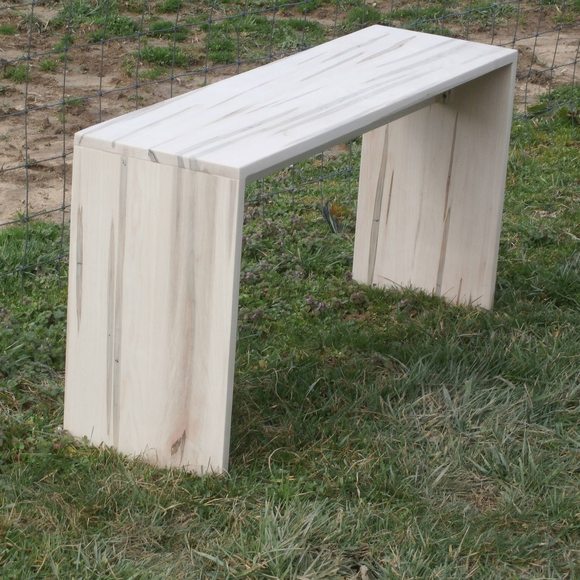 E0110A hardwood Table for TV or End of Bed or Bench 42 | Etsy