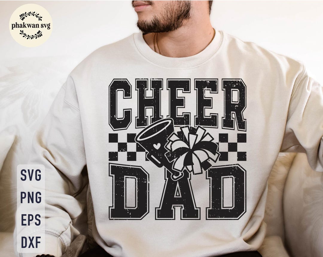 Cheer Dad SVG, Cheerleading PNG, Shirt Design (digital Download) - Etsy
