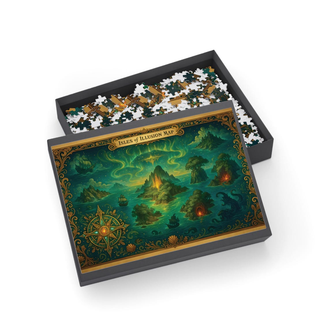 Isles of Illusion Map Puzzle | Fantasy Mirage Islands Jigsaw | Aurora ...