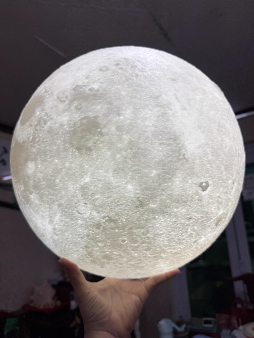 Moon Pendant Light, Minimalist Hanging Lamp for Bedroom, Nursery or ...