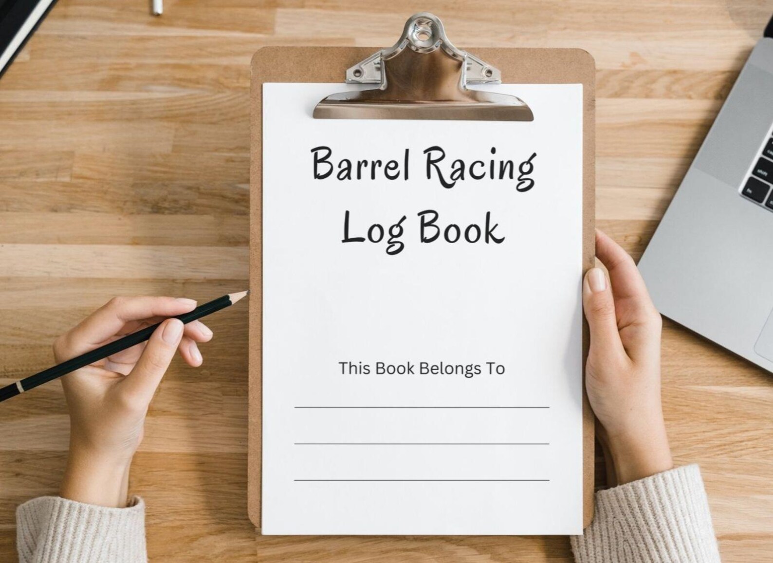 Barrel Racing Log Book 120 Pages Printable PDF - Etsy
