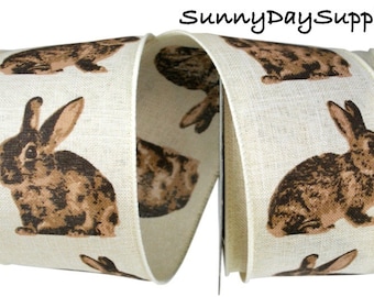 Easter bunny ribbon | Etsy