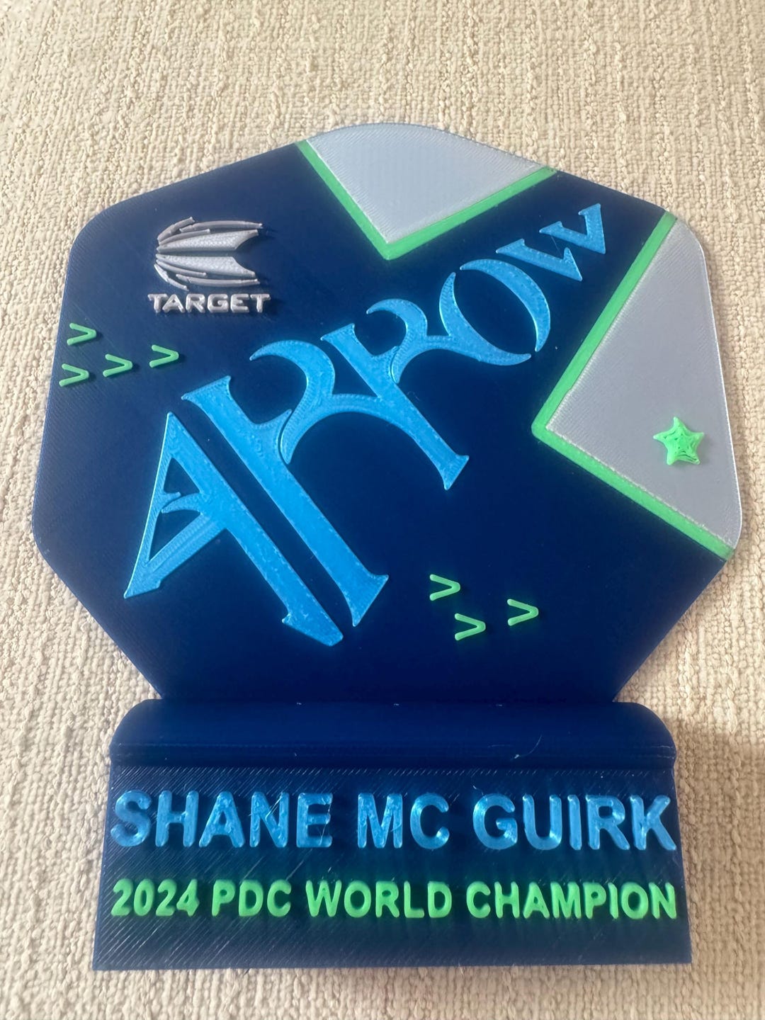 Shane Mcguirk Wdc Champion Darts Display Stand Holder - Etsy