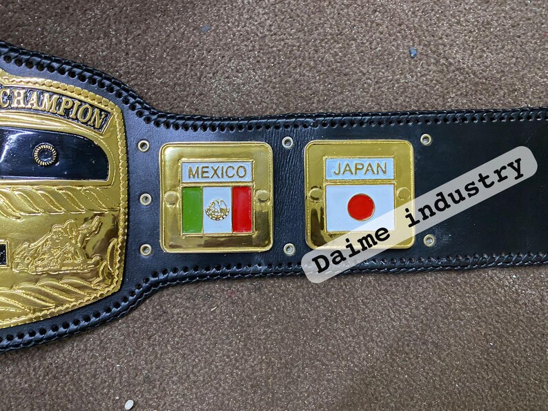 NWA Dome Globe Heavyweight Wrestling Championship Belt 4mm Zinc Replica ...