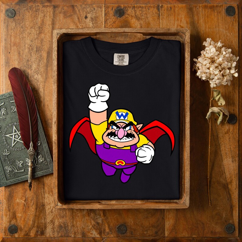 Retro Wario Mario Kart T-shirt – Funny Gaming Tee for Nintendo Fans - Etsy