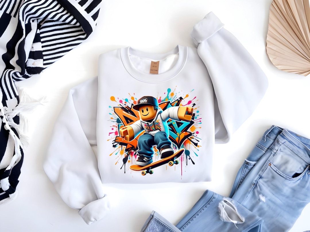 Roblox Hoodie, Roblox Shirt, Roblox Sweatshirt, Kids Roblox, Roblox ...