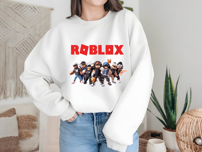 Roblox Hoodie, Roblox Shirt, Roblox Sweatshirt, Kids Roblox, Roblox ...