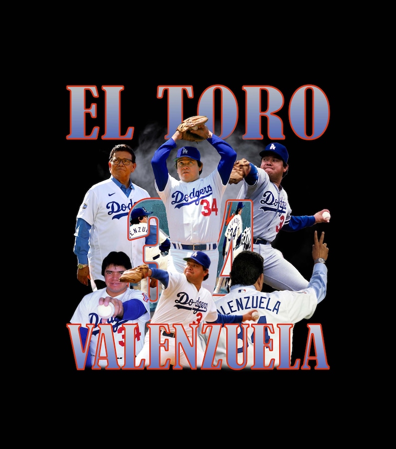 Fernando Valenzuela T Shirt Design PNG Instant Download 300 Dpi - Etsy