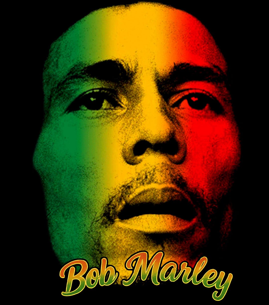Bob Marley Face Png, T Shirt Design PNG ,bootleg Tee Design, Ready to ...