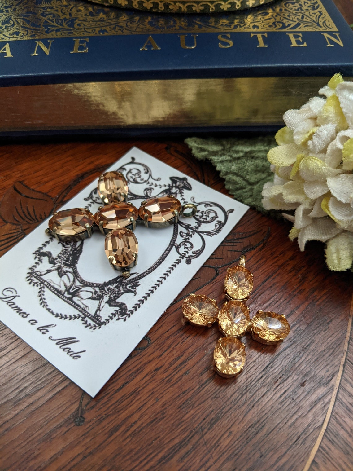 Jane Austen Cross Pendant Replica Austen Cross Jane Austen - Etsy UK