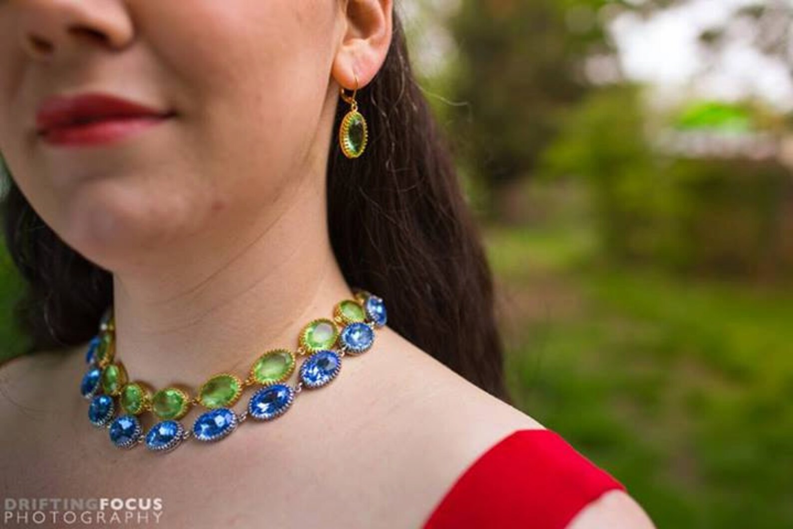 Yellow Collet Necklace Citrine Anna Wintour Necklace Yellow - Etsy