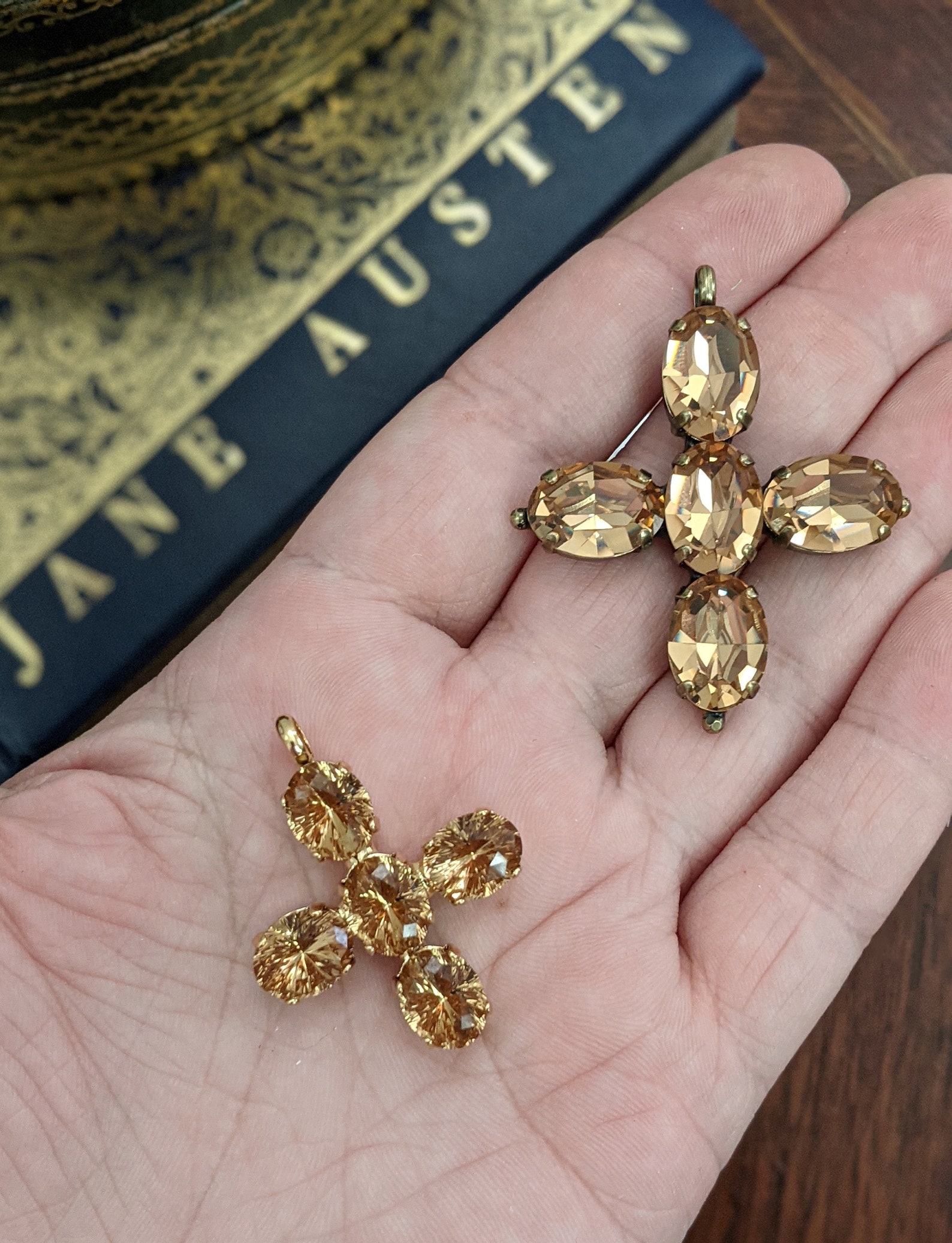 Jane Austen Cross Pendant Replica Austen Cross Jane Austen | Etsy