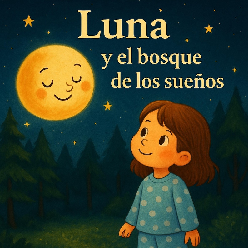 Enchanting Luna Tale | Printable Kids Book PDF | Illustrated Story for ...
