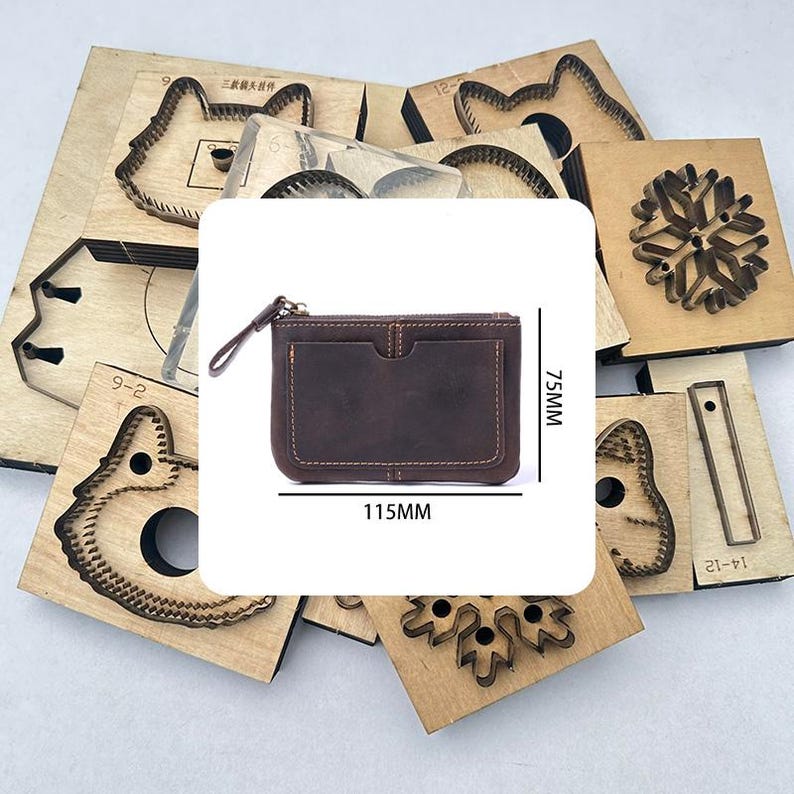 Retro Mini Card Case Driver's License Key Case Handmade Small Money Bag ...