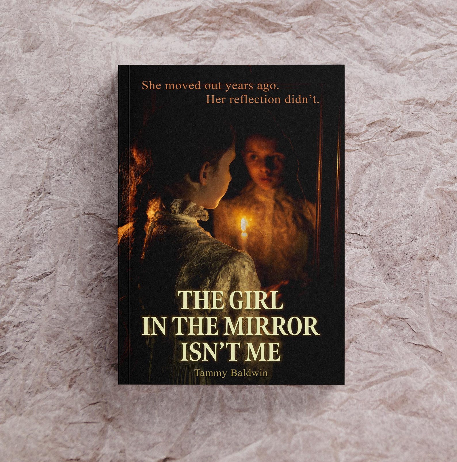 Premade Paranormal Thriller Book Cover – Gothic Mirror, Dark Reflection ...