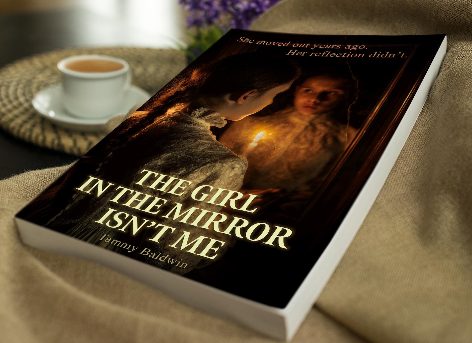 Premade Paranormal Thriller Book Cover – Gothic Mirror, Dark Reflection ...