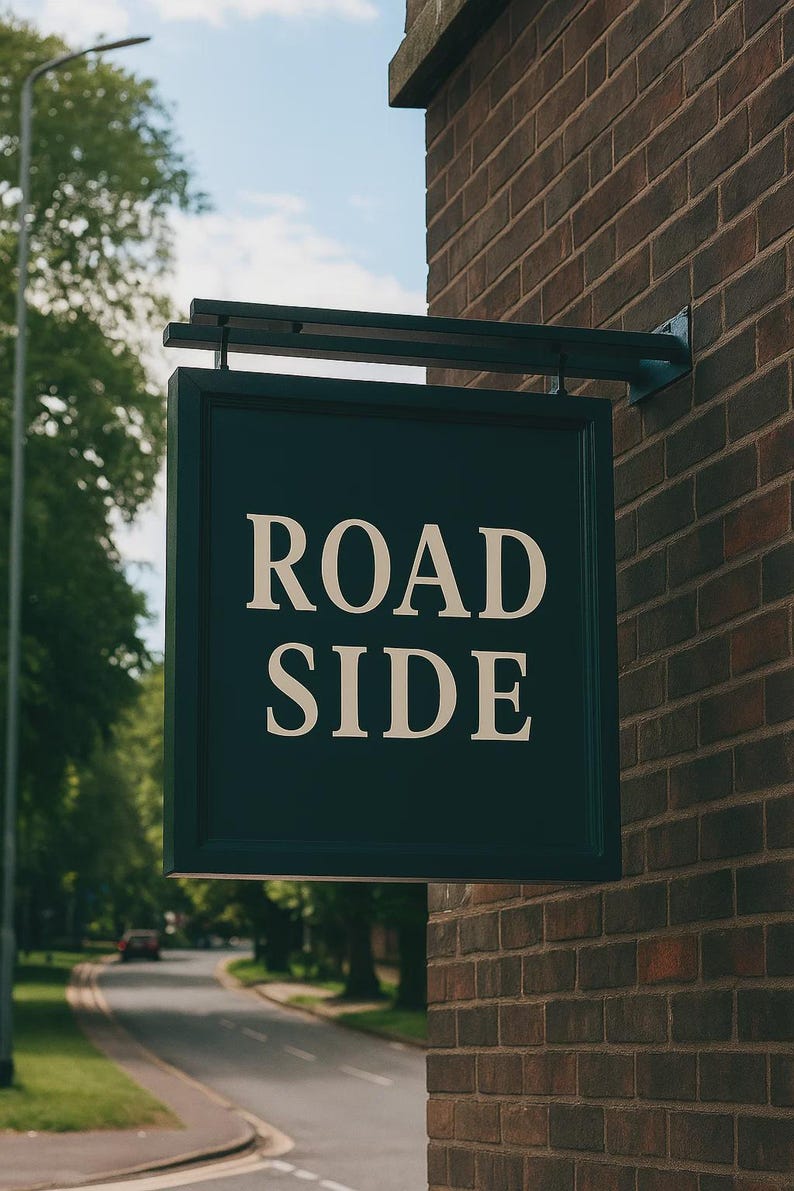 Custom Metal Blade Sign | Double-sided Outdoor Business Sign | Hanging ...