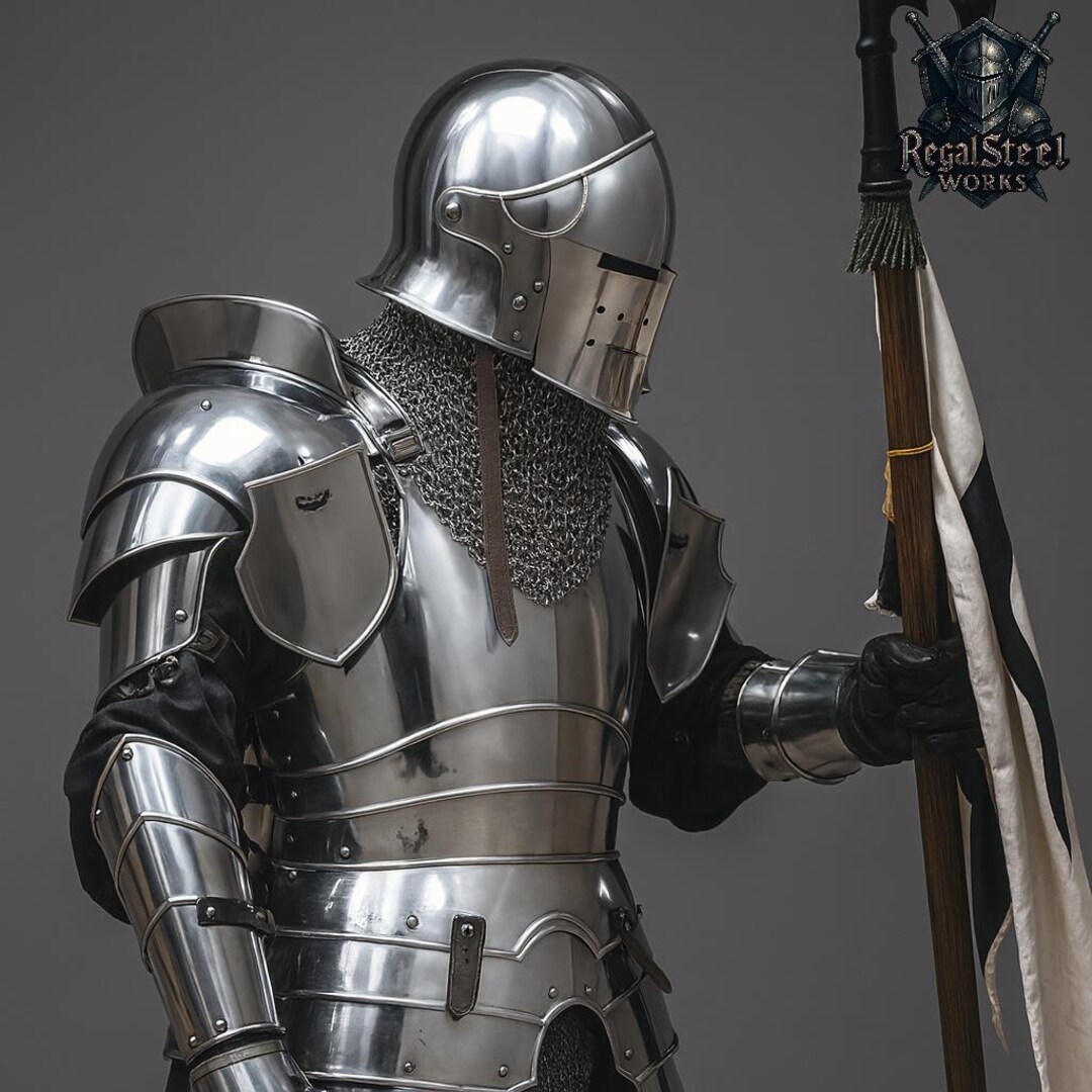 Barbuta Knight Armor Suit – Crusader Barbuta Armor Costume – Wearable ...