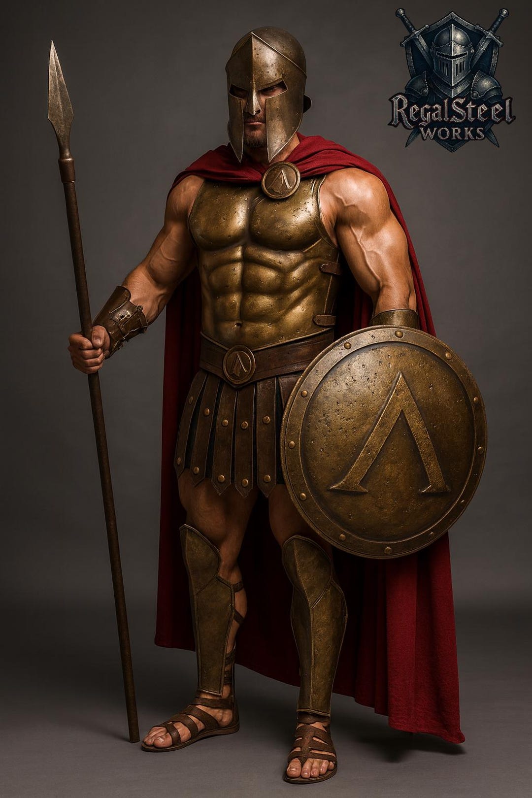 Spartan Costume -leonidas Full Body Armor Set - 300 Spartan Warrior ...
