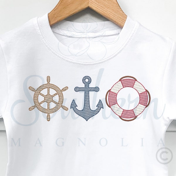 Nautical Embroidery - Etsy