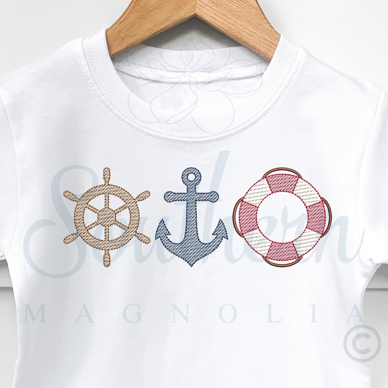 Nautical Embroidery - Etsy