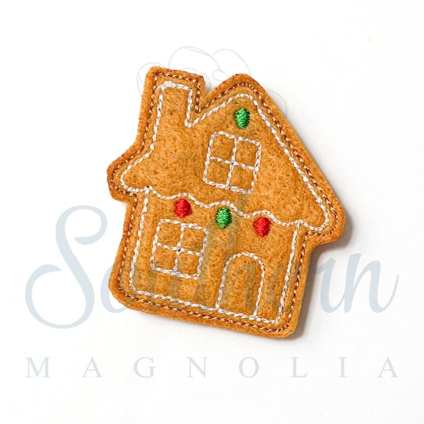 Gingerbread House Embroidery Design - Etsy