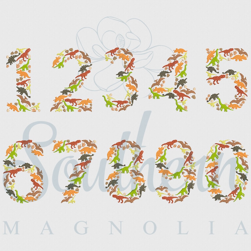 Embroidery Numbers - Etsy