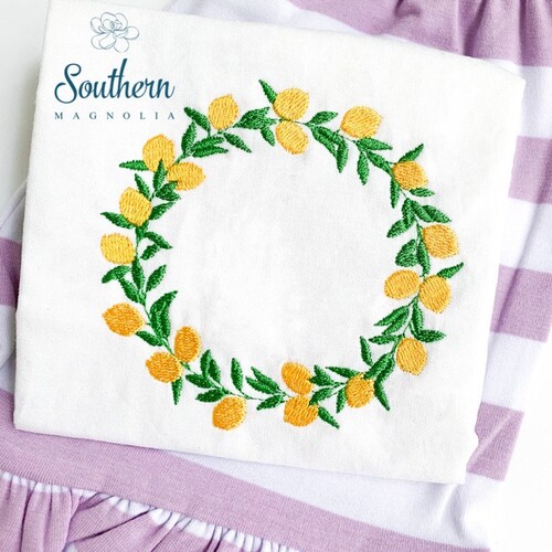 Mini Lemon Embroidery Design Lemons Embroidery Designs - Etsy