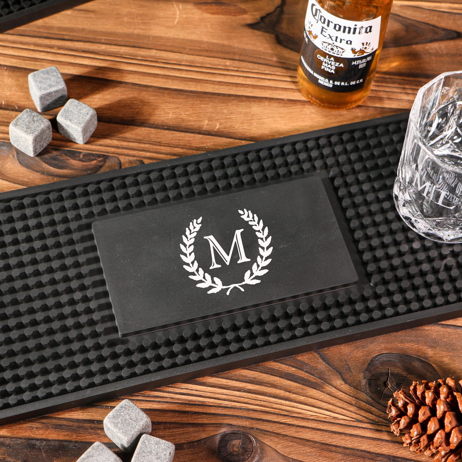 Personalized Silicone Bar Mat | Whiskey Gifts for Him | Whiskey Party ...