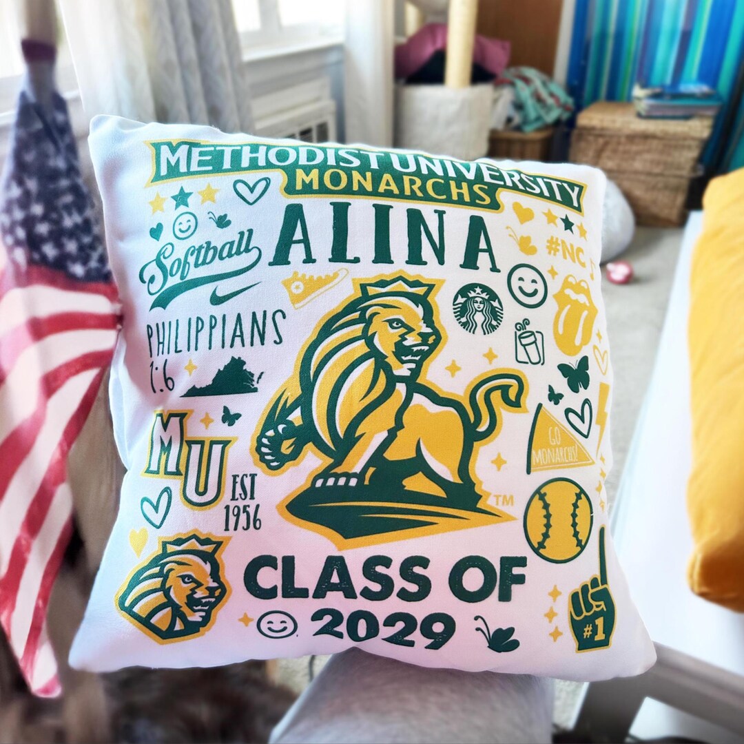 College Pillows, College Acceptance Pillow Custom School Pillows, Bed ...